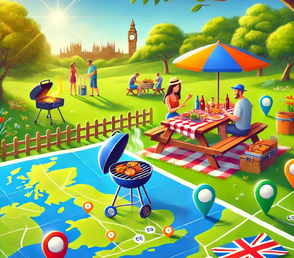 Public BBQ Places in the UK - Bison Hill